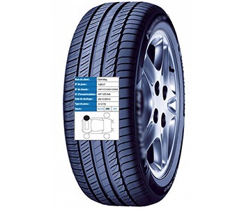 Identification Traceability :Seasonal tire storage label
